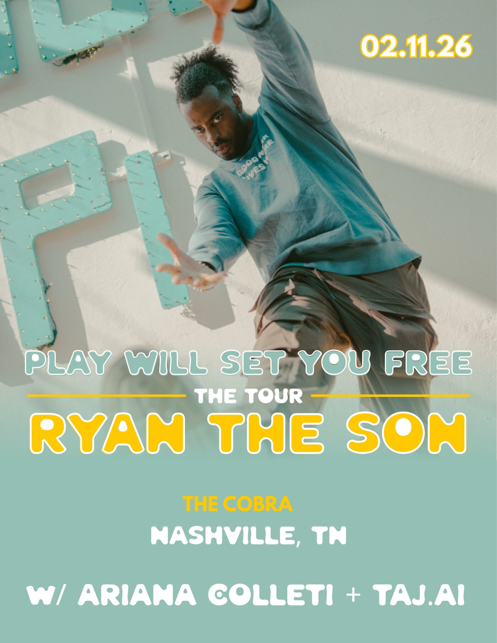 Venue: Ryan the Son | Ariana Colleti | Taj.ai - Cobra Nashville